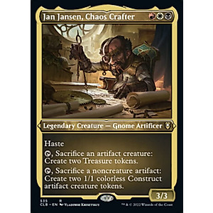 Magic: the Gathering - Jan Jansen, Chaos Crafter (535) - Etched - Foil - Battle for Baldur's Gate