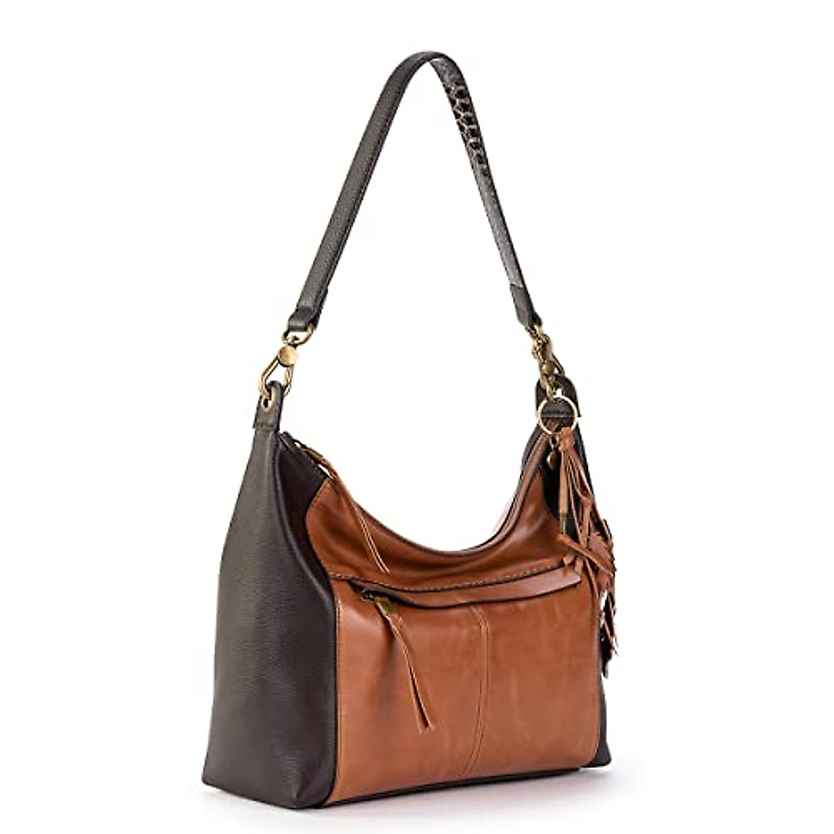The Sak womens Alameda Leather Hobo, Tobacco Snake Multi, One Size US