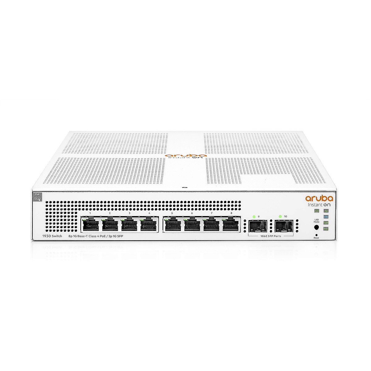 Aruba a Hewlett Packard Enterprise company Aruba Instant On 1930 8-Port PoE Smart Switch (JL681AN.ABA) Bundled with (2X) AP22 Wi-Fi 6 Wireless Access Points (R4WO1A)