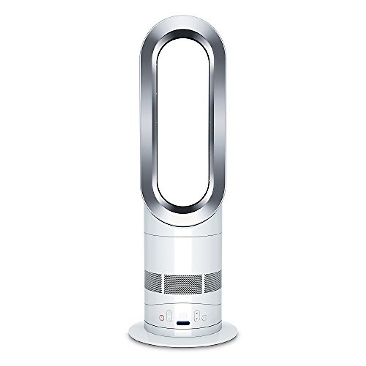 Dyson AM05 Hot + Cool Fan Heater, White/Silver
