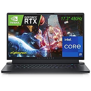 Alienware x17 R2 Gaming Laptop, 17.3" FHD 480Hz, Intel 14-Core i9-12900H up to 5.0GHz, GeForce RTX 3080 Ti 16GB GDDR6, 64GB DDR5 RAM, 2TB PCIe SSD, WiFi 6E, RGB Backlit Keyboard, Windows 11 Pro