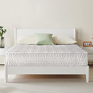Twin Full Queen King Size Mattress, 10 Inch Hybrid Pocket Spring Mattress, Ergonomic Design with Breathable Foam & Pocket Spring Mattress for Boys Girls Adults, Medium Plush Feel, White (KING)