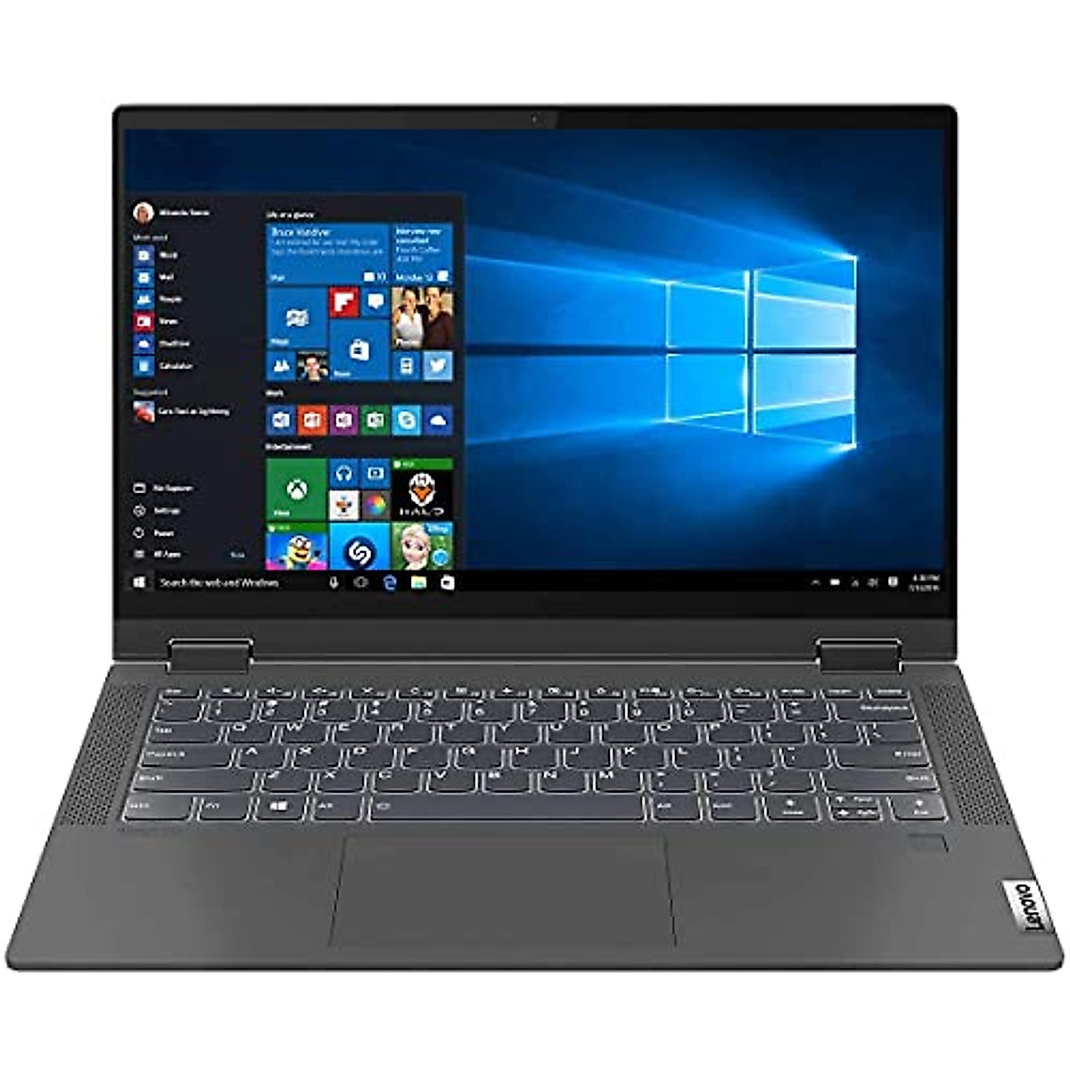 Lenovo IdeaPad Flex 5 2-in-1 Laptop, 14.0" FHD IPS Touch Screen, AMD Ryzen 7 4700U, Webcam, Backlit Keyboard, Fingerprint Reader, USB-C, HDMI, Windows 10 Home (16GB RAM | 1TB PCIe SSD)