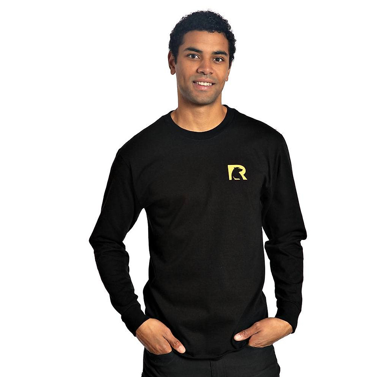 RTIC Men's Long Sleeve T-Shirt, Mountain Time, S, 100% Cotton, Perfect for The Outdoors, Hiking, Fishing, Camping, Mountain Biking, Hunting