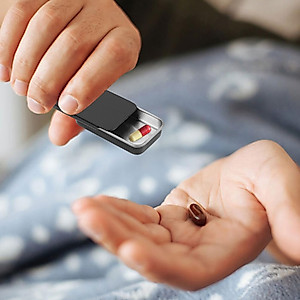 iplusmile Mini Slide Top Tin 2pcs Metal Rectangular Sliding Lid Boxes Containers Push-pull Case Coin Candy Storage Holder for Wedding Jewelry Lip Balm Cosmetic Organizer