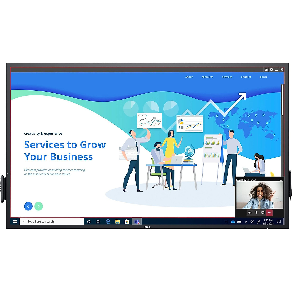 Dell Interactive C6522QT 65" LCD Touchscreen Monitor - 16:9