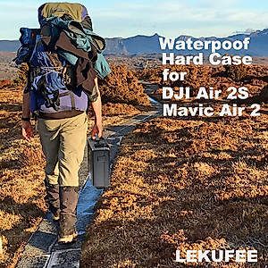Lekufee Carrying Case Compatible with New DJI Air 2S Drone or DJI Mavic Air 2 Drone Quadcopter and More Mavic Air 2 Accessories(Not Include Drones and Accessories)