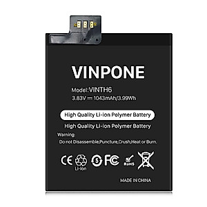 SHENMZ 1043mAh Replacement Battery A1641 A1574 for Apple iPod Touch 6th Gen 16GB 32GB 64GB A1574 iPod 7.1 020-00425 1043mah with Toolkit