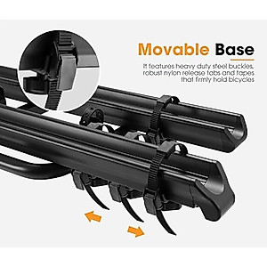Hitch Mounted eBike Rack 2-E Bike Platform - SAN HIMA Tray Style Folding Ebike Carrier with Ramp Tire Tie Down Strap Foldable for 2-inch Hitch