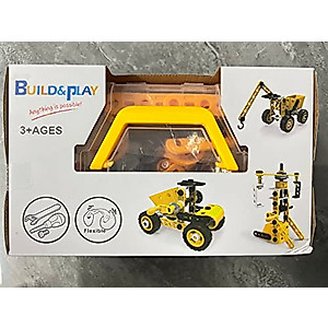 HOMETTER Educational Building Toys STEM Learning Kit, 10 in 1 Construction Blocks for Preschool Kids, 108 Pieces Engineering Toys Creative Set Gift for Boys Age 5 6 7 8 9 10+ Years Old