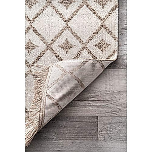nuLOOM Rosalie Trellis Indoor/Outdoor Area Rug, 8' x 10', Beige