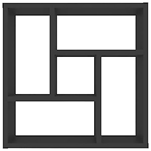 WIFESE 18x6x18 in Floating Shelves Wall Shelves Hanging Shelves Hanging Bookshelf Floating Wall Shelves Wall Shelving Wood Shelves Wall Shelves for Bedroom Living Room Bathroom or Office Grey