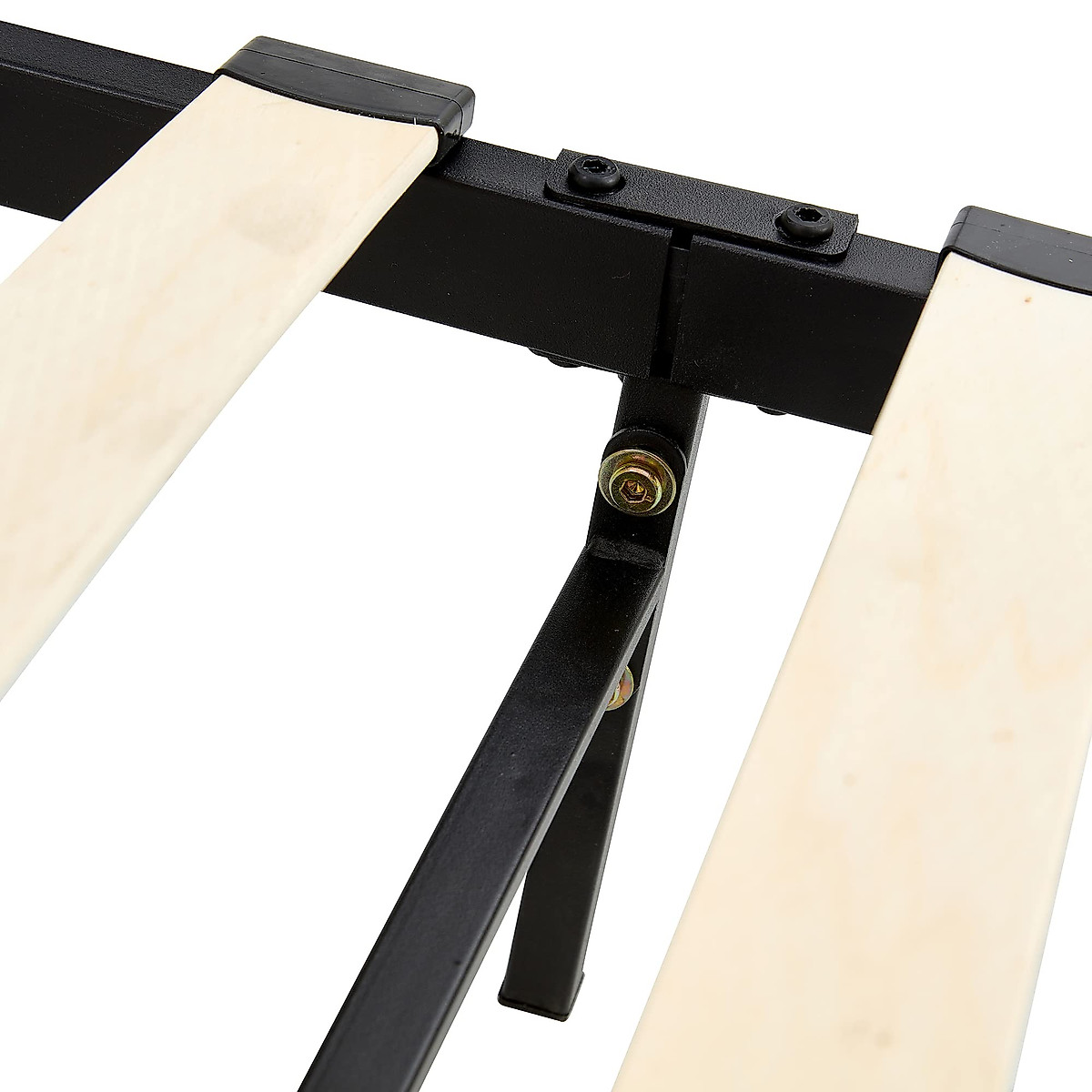 GINGVAT Queen Size Upholstered Platform Bed Frame with Lights and Height Adjustable Headboard, Fashion Square Stitched Button Tech Cloth, Modern Bedroom Furniture, Beige