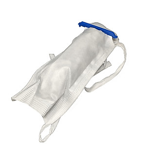Large Refillable Ice Bags with Clamp Closure [Pack of 5] 6-1/2 x 14 – Reusable Easy Filling Hospital Icepack with Soft Outer Covering and Leak Resistant Inner Layer(5)