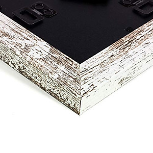 kennethan White 8x10 Picture Frame can Display 5x7 Picture with Mat or 8x10 Photo Without Mat on the Wall