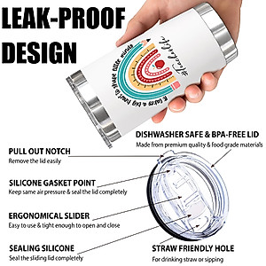 88FERMION Teacher Appreciation Gifts, Teacher Gifts for Women, Thank You Gifts From Students, It Takes a Big Heart to Shape Little Minds, 20 Oz Stainless Steel Tumbler