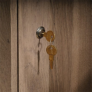 Sauder Harbor View Lateral File, Salt Oak finish