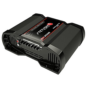 Stetsom EX 3000 Black Edition 1 Ohm Mono Car Amplifier, 3000.1 3K Watts RMS, 1Ω Stable Car Audio, Full Range HD Sound Quality, Crossover & Bass Boost, Car Stereo Speaker MD, Smart Coolers