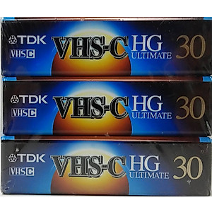 TDK 30 Minute Vhs-c Hg Ulitimate 214777 Ep Sp