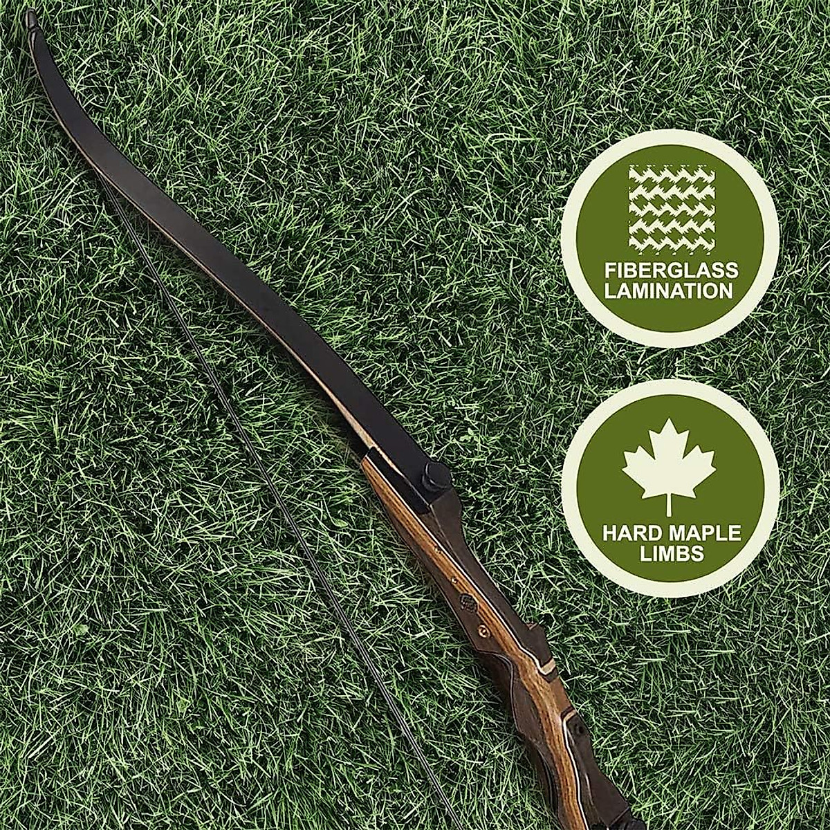 New Samick Sage Recurve Bow Limbs - Takedown Recurve Limbs Replacements, 25–60lbs, Samick Sage Riser Compatible, Ideal for Target Practice - Adult or Beginner Archery