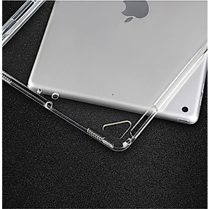 iCoverCase for iPad Air (3rd Gen) 10.5" / iPad Pro 10.5" Case with Pen Slot, Ultra-Thin Silicone Back Cover Plain Soft TPU Protector Shell for iPad Air 3 10.5" 2019/iPad Pro 10.5" 2017 (Clear)