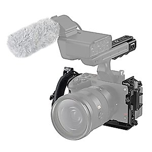 SmallRig Handheld Cage Kit for Sony FX30 FX3 with XLR Handle Extension Rig, Wrist Strap and Clamp for HDMI Cable - 4184