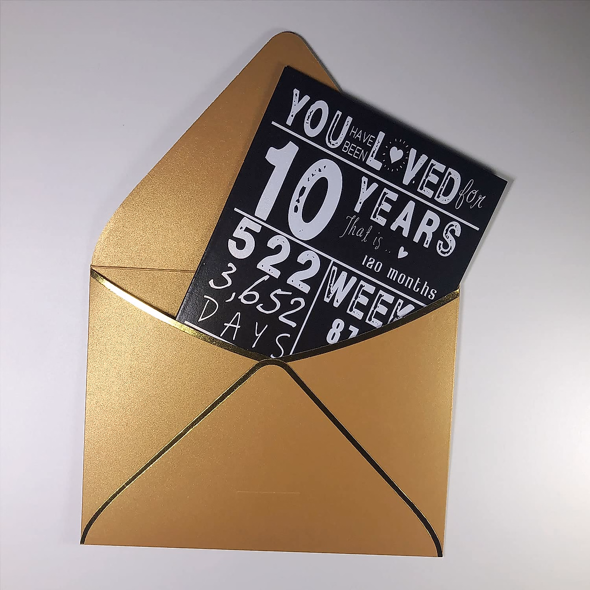 Sutjxc 10th Birthday Card for Girls & Boys, Perfect Bday Gifts for 10-Year-Old Grandkids, Niece, Son, Daughter, and Best Friend