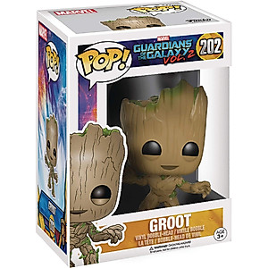 Marvel: Guardians of The Galaxy Vol. 2 - Toddler Groot Funko Pop! Vinyl Figure (Bundled with Compatible Pop Box Protector Case), Multicolor, 3.75 inches