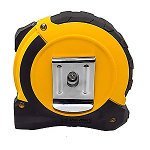 Komelon 52435; 35' x 1.06" Powerblade II Tape Measure, ABS Case, Black/Yellow, Small