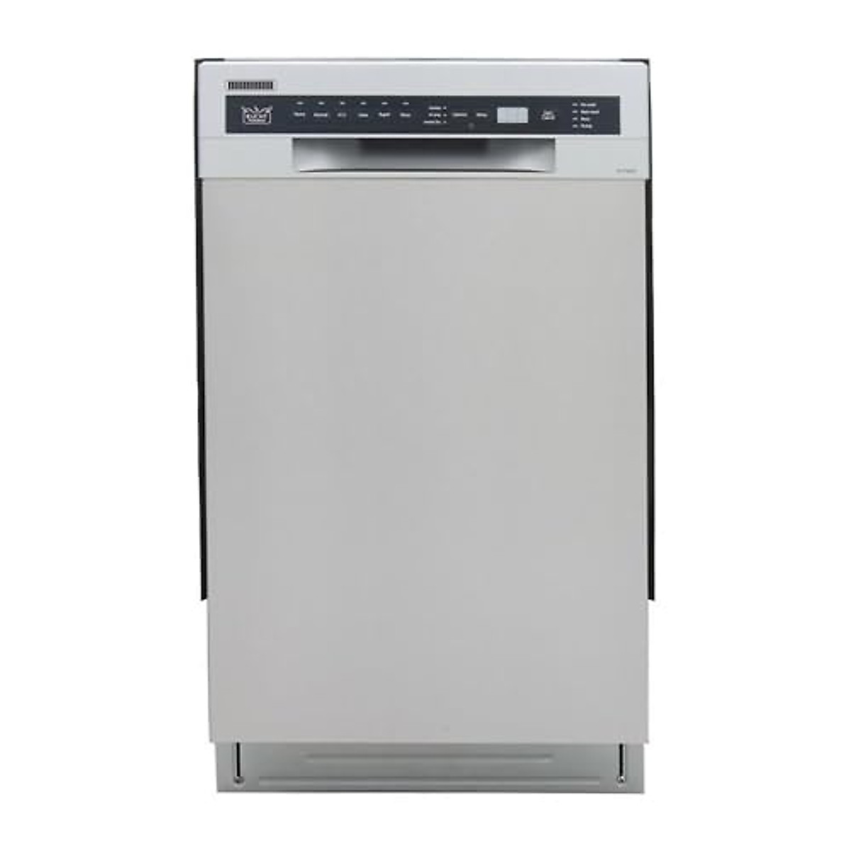 Kucht K7740D Professional 18" Front Control Dishwasher, Stainless Steel