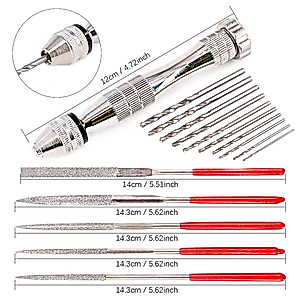 Keadic 55Pcs Professional Modeler Basic Tools Craft Set Hobby Building Tools Kit with a Plastic Case for Gundam Car Model Building Repairing and Fixing