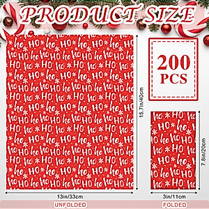 PerKoop 200 Pcs Christmas Guest Napkins Bulk Christmas Disposable Hand Towels Decorative Red Xmas Snowflake Paper Napkins for Winter Holiday Xmas Party Kitchen Bathroom Home Dinners