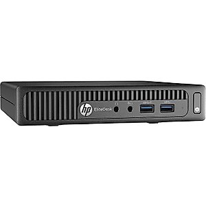 HP EliteDesk 705 G2 Mini Tiny Business PC, AMD PRO A6-8500B R5, 6 Compute Dual Cores 2C+4G, 3.0GHz, 8GB DDR3 RAM, 128GB SSD, WiFi, Bluetooth 4.0, VGA, HDMI, DisplayPort, Win10 Pro 64-bit (Renewed)