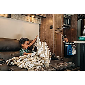 Camco Life is Better at The Campsite RV Dish Towel Set - Perfect for Drying Hands and Dishes - Includes a Set of (2) Towels - 27-Inches x 16-1/2-Inches (53301)