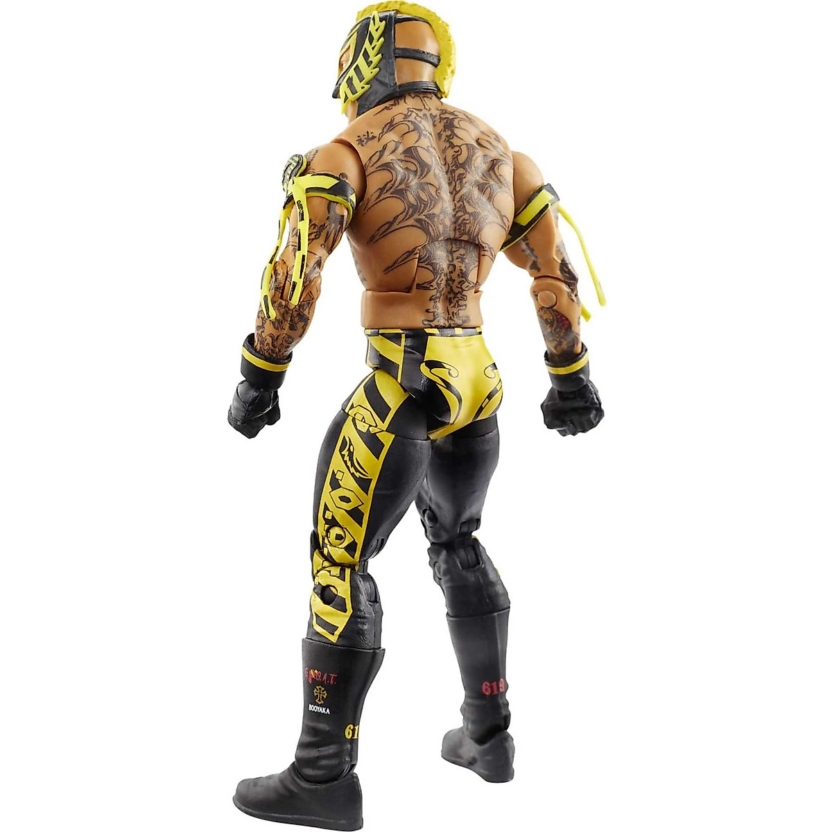 WWE MATTEL ​Top Picks Elite Rey Mysterio 6-inch Action Figure with Deluxe Articulation for Pose and Play, Life-like Detail, Authentic Ring Gear & Accessory,Multi,GVC01