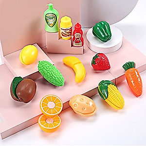 CUTE STONE Play Kitchen Sink Toys,Electric Dishwasher Playing Toy with Running Water,Upgraded Automatic Faucets and Color Changing Accessories, Role Play Sink Set Gifts for Kids Boys Girls Toddler