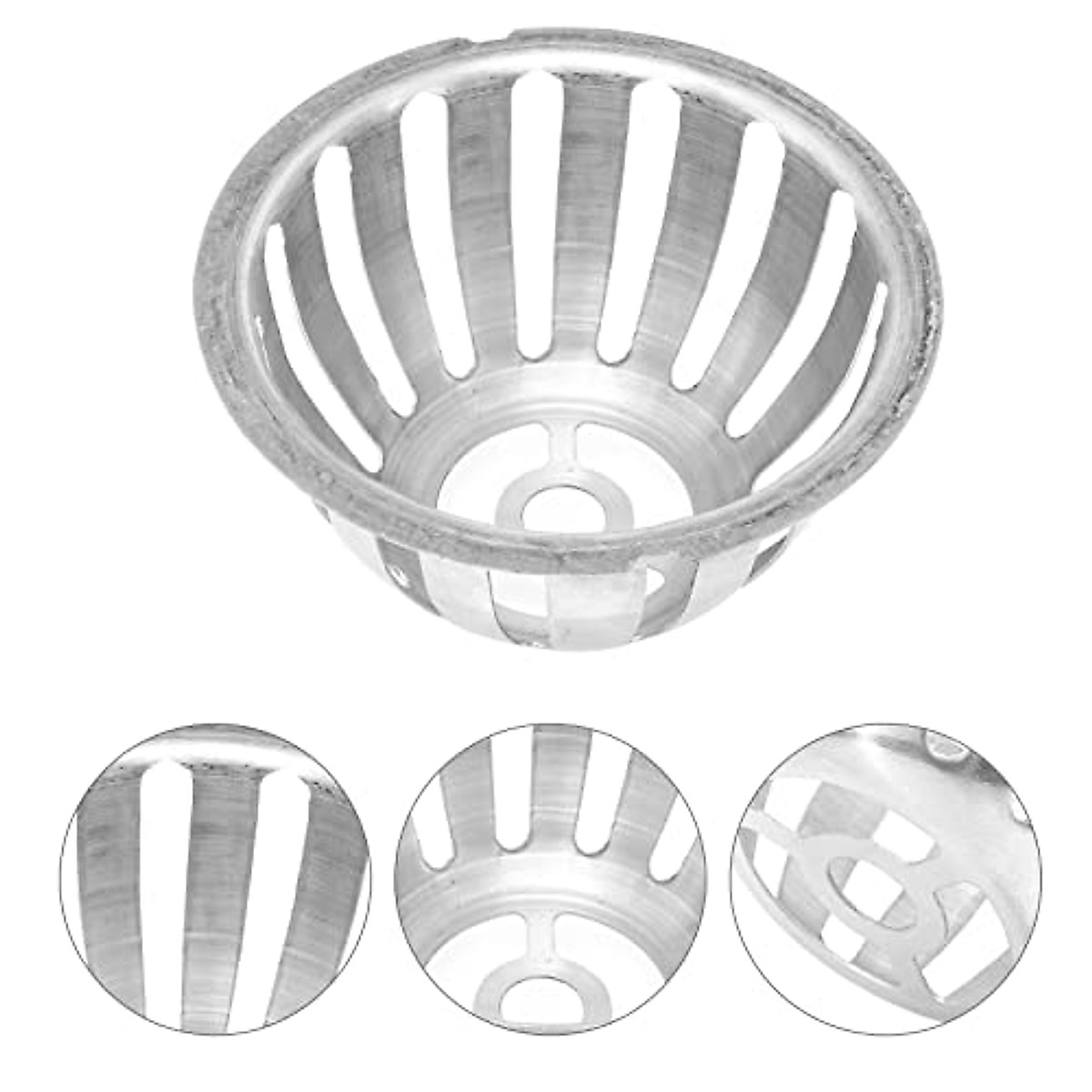 Homoyoyo Roof Drain Dome Drain Stopper Metal Easel Display Stand Basin Filter Basket Sink Strainer Replacement Bath Tub Filter Sink Filter Sink Strainers Floor Drain Plunger Stainless Steel