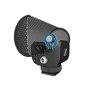 Sennheiser Professional MKE 200 Directional On-Camera Microphone with 3.5mm TRS and TRRS Connectors for DSLR, Mirrorless & Mobile,Auxiliary