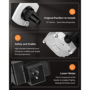 OCPTY Tecumseh Starter Replacement fit for Snowblower and Snow Thrower 33329 33329C 33329D 33329E 37000