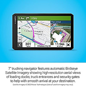 Garmin dēzlCam™ OTR710, Large, Easy-to-Read 7” GPS Truck Navigator, Built-in Dash Cam, Automatic Incident Detection, Custom Truck Routing, High-Resolution Birdseye Satellite Imagery