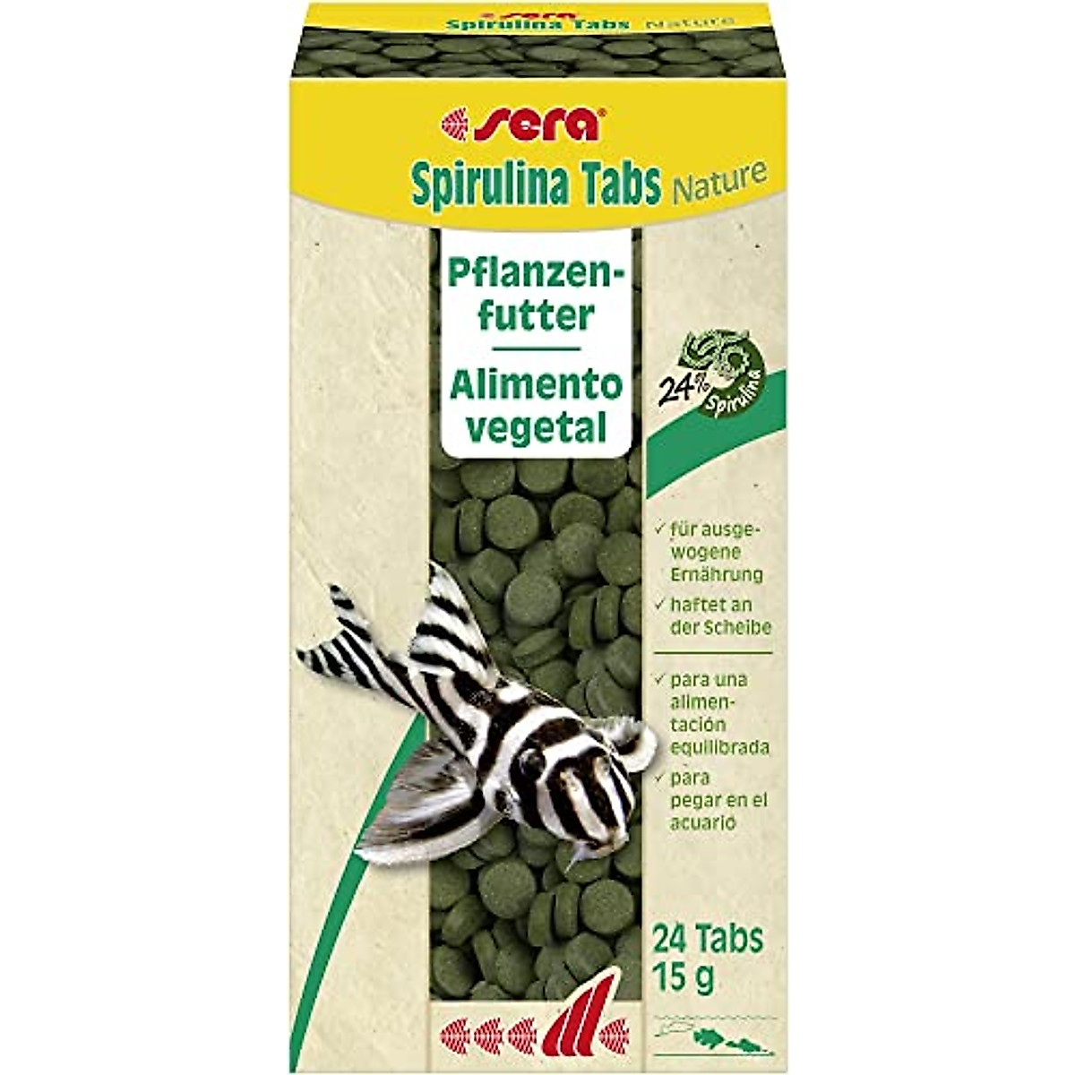 Sera Spirulina Tabs Nature 0.5 oz 24 Tabl.