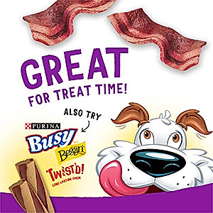 Purina Beggin' With Real Meat Dog Treats, Fun Size Original With Bacon Flavor - 25 oz. Pouch