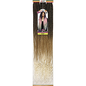 MULTI PACK DEALS! Mane Concept Synthetic Hair Crochet Braids 3X Pre-Stretched Ivy Box Braid 32" (1-PACK, T1BBUG350)
