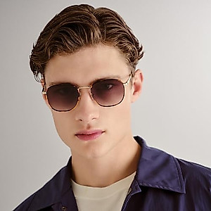 Le Specs Neptune Deux Bright Gold/Tortoise/Khaki Gradient One Size