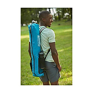 Coleman Portable 7x7ft Backpack Sun Shelter, Lightweight Adjustable Sun Shade with Easy Setup Pre-Attached Poles, Ideal for Beach, Park & Sidelines