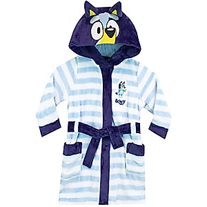 Bluey Kids' Bathrobe Blue 7