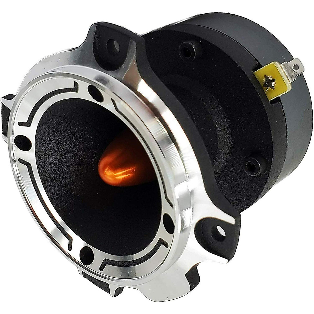 2X Gravity WZ40TW 2400 Watts Maximum Power Handling Warzone Series Heavy Duty Titanium Super Tweeter Loud Speaker 4-Ohms Aluminum Frame -2nd Gen