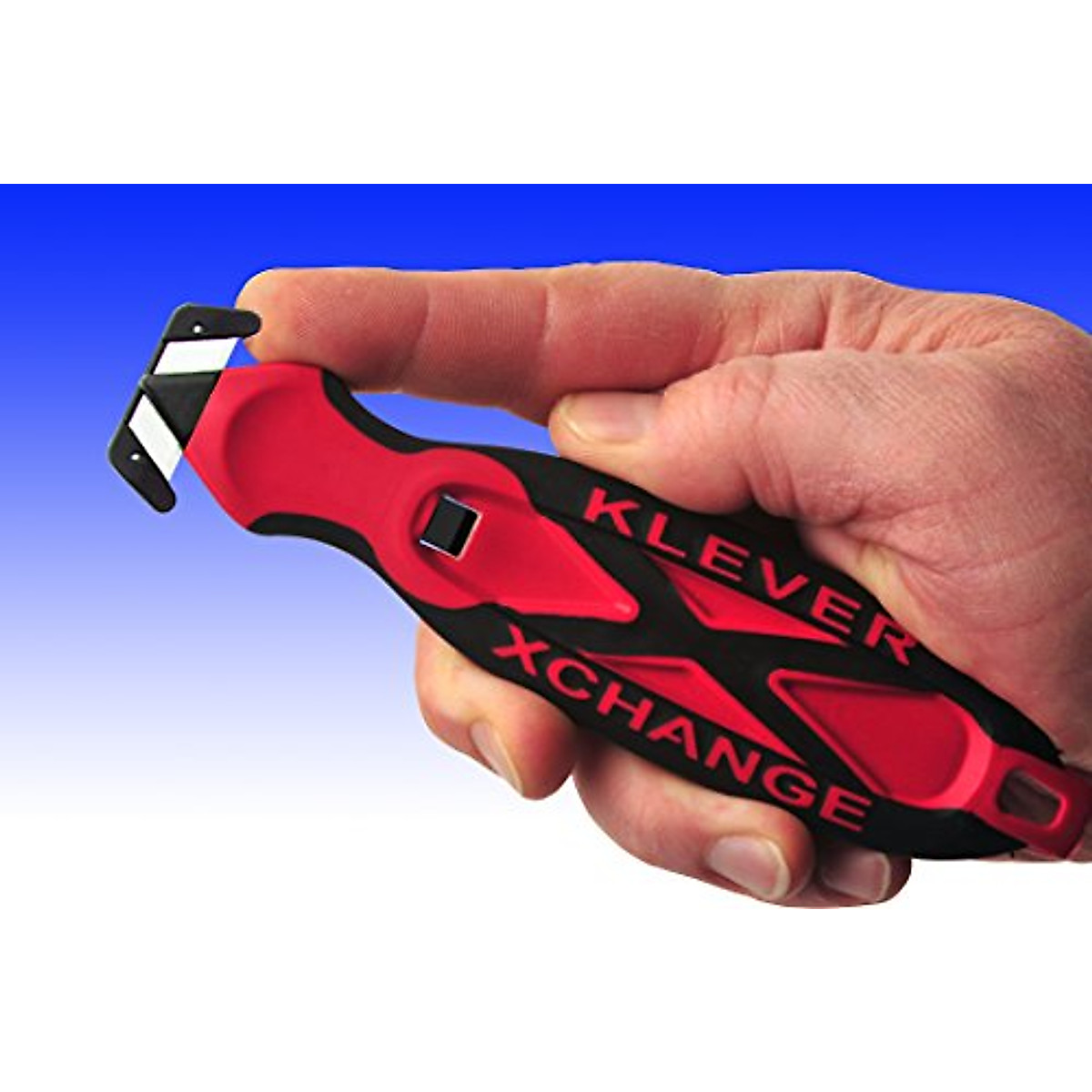 6/Pack Deluxe Klever X-Change Safety Cutter - Dual-Sided, Yellow