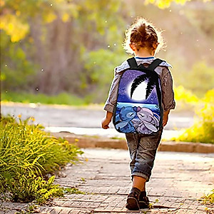 MULINSEN 17 Inch Backpack Anime Cartoon Travel Laptop Backpacks Travel Backpack Casual Travel Bag Daypack for Women Men