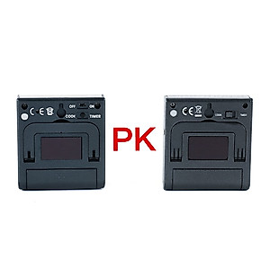 UINSTONE Digital Cooking Kitchen Food Meat Thermometer for BBQ Oven Smoker Built-in Clock Timer with Stainless Steel Probe